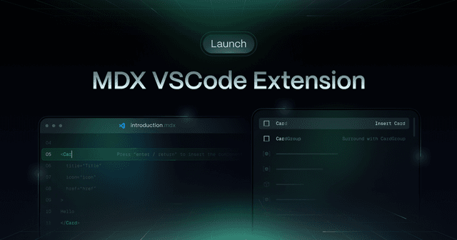 The Mintlify MDX VSCode extension
